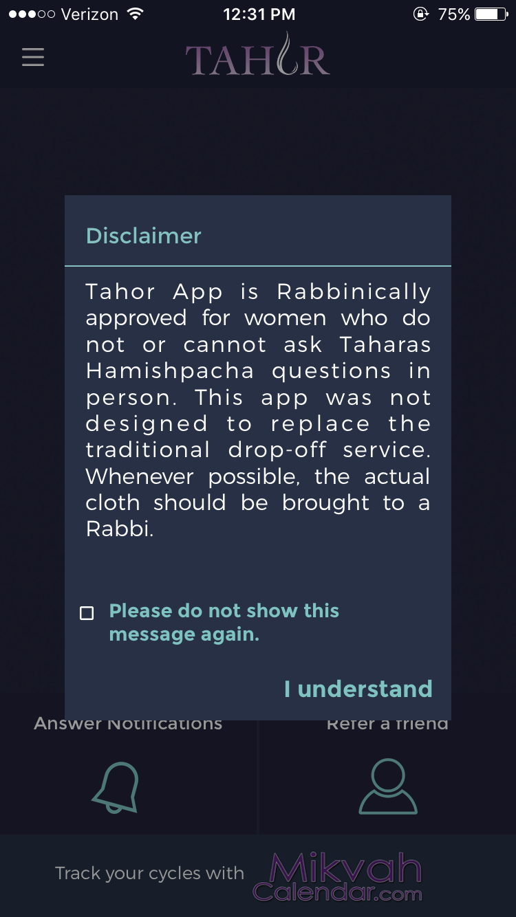 Frequently Asked Questions - Tahor - Pure & Simple. Download Tahor App ...